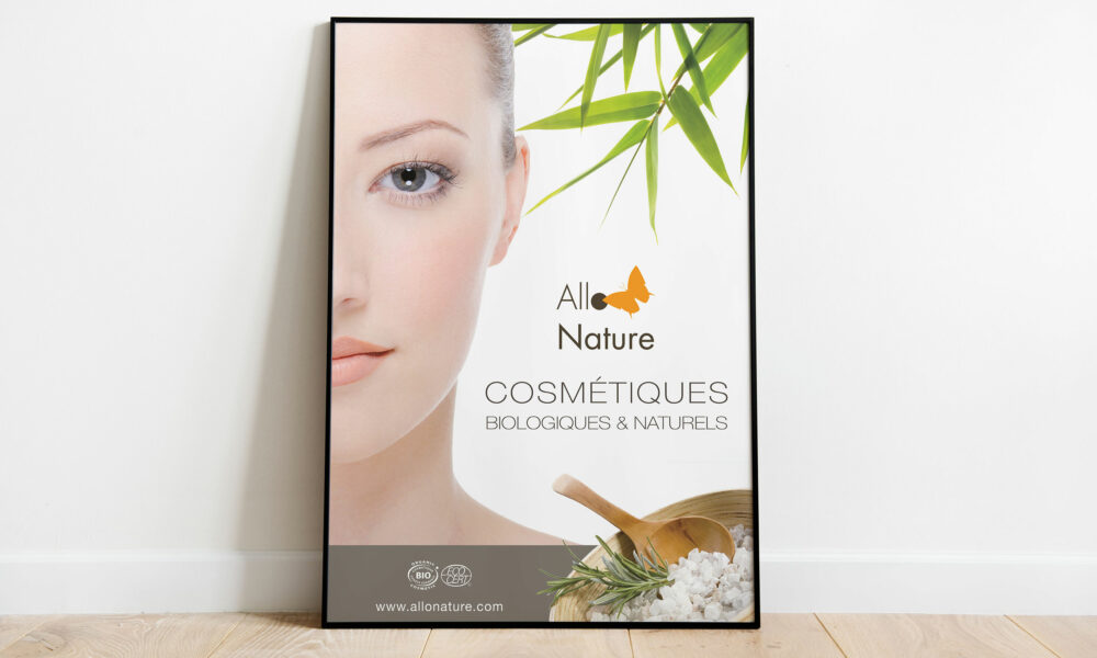 Création d'affiches pour une marque de cosmétiques biologiques et ...