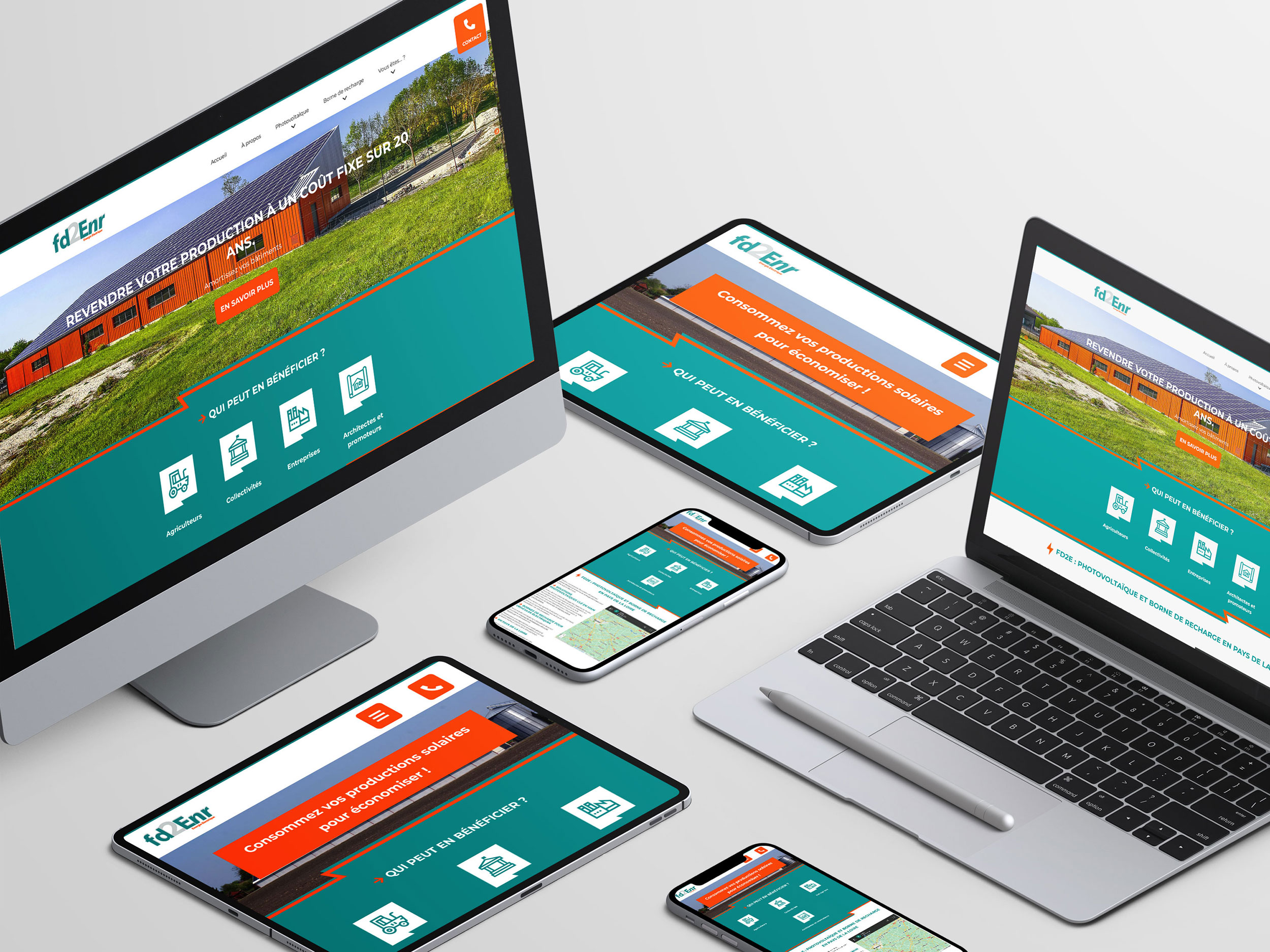 Création d'un site web sur-mesure - graphiste web Maine-et-Loire